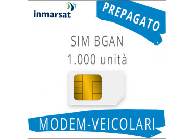 Inmarsat SIM Card BGAN with 1,000 traffic units